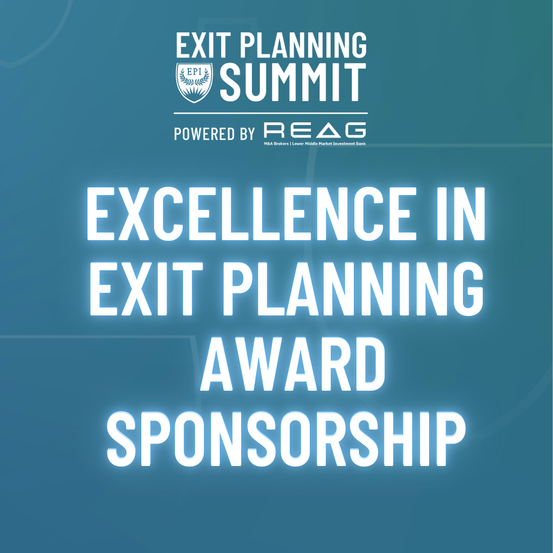 Excellence In Exit Planning Award Sponsorship (2026 Summit) – Exit ...