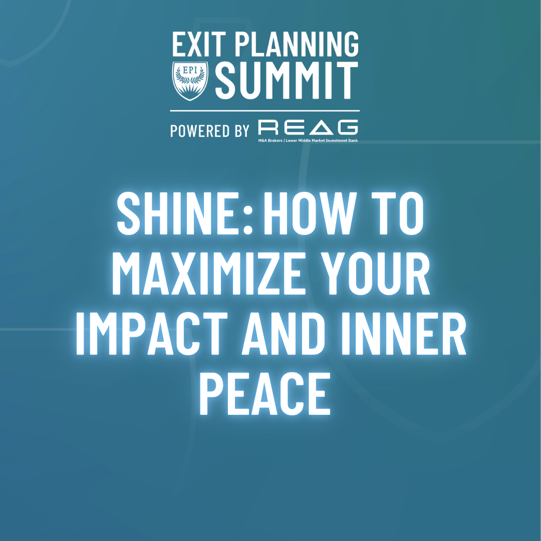 How to Maximize Your Impact and Inner Peace Workshop – Exit Planning ...